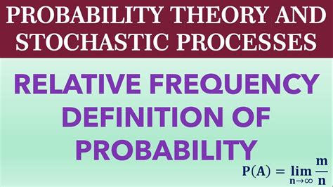 Relative Frequency Definition