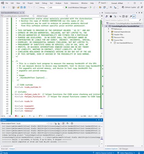 Checking CUDA Installation In MS Visual Studio 2022