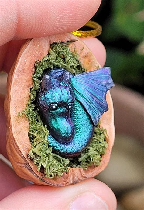 Tiny Dragon In Walnut Shell Dragon Lady Uk