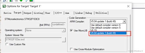 最新keil安装出现的无数问题记录及解决办法 Target Target 1 Uses Arm Compiler Default C Csdn博客