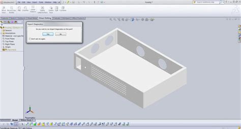 SOLIDWORKS Sheet Metal Import For STEP IGES Parasolid Etc