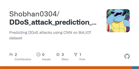 Github Shobhan0304ddosattackpredictioncnn Predicting Ddos Attacks Using Cnn On Botiot