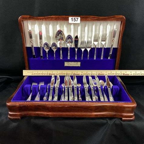 65 Piece Community Silverplate Flatware Estate Rescue Queens