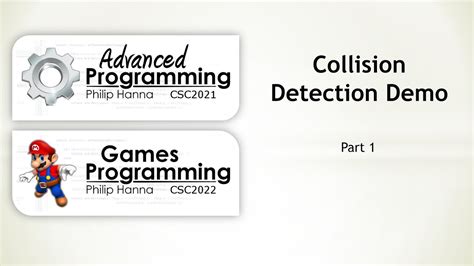 Week 10 Android Games Programming Csc2021 Collision Detection