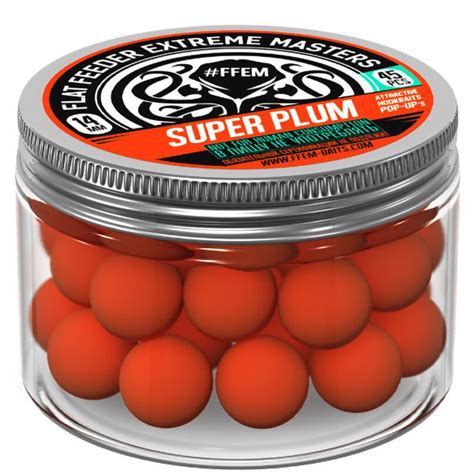 Характеристики Бойлы для рыбалки плавающие FFEM Pop-Up 14 мм Super Plum ...