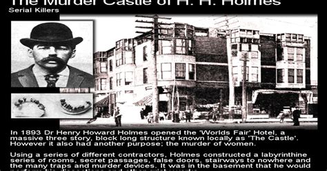 The Fortean Slip Serial Killer Hh Holmes