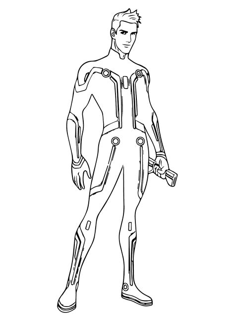 20 Tron Coloring Pages Free Printable Pdf And Online Coloring