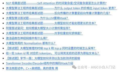 【大厂算法实习面试指南】别人都在偷偷刷！大模型算法工程师经典百问！算法多少分进面试 Csdn博客