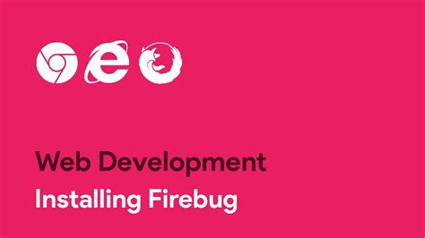 Installing Firebug Web Development Youtube