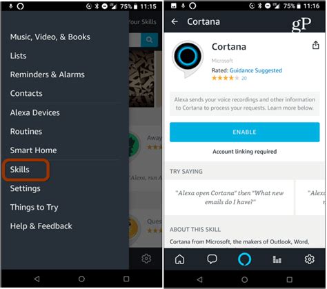 how to make amazon s alexa and microsoft s cortana work together