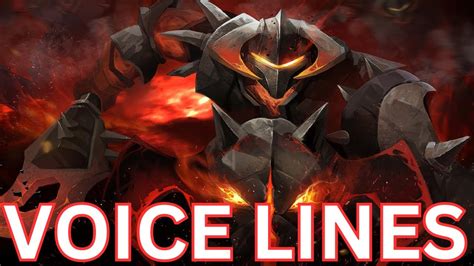 Dota 2 Chaos Knight Voice Lines YouTube