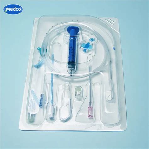 Medical Disposable Consumables Single Double Lumen Cvc Kit Central