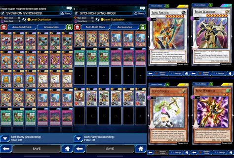 New Yusei Synchron Junk Deck Grass Synchro Engine Duellinks