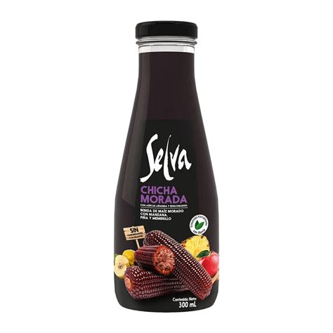 Chicha Morada Selva Botella 300ml Metrope
