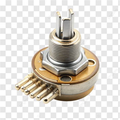 Precision Potentiometer With Metal Shaft And Multiple Terminals For