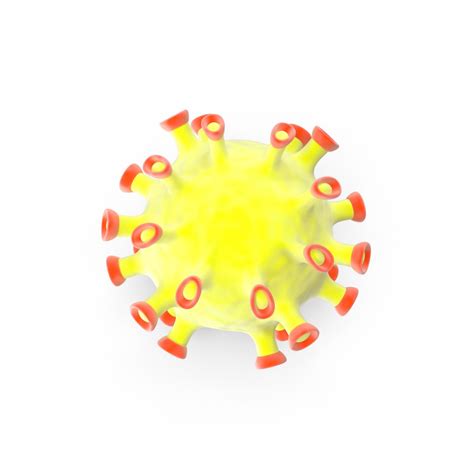 3d Model Virus Yellow Turbosquid 2317236