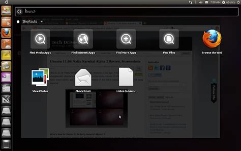 Ubuntu 1104 Natty Narwhal Alpha 3 Review Screenshots Download Links