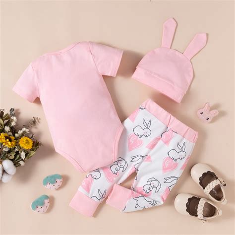 Ropa Para Niña de 0 a 18M Pelele de manga corta c Grandado