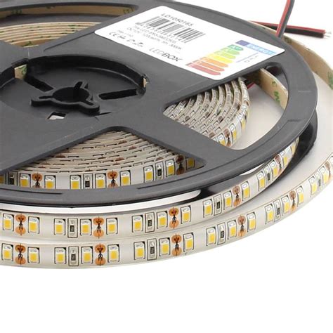 Tira LED Monocolor SMD ChipLed Samsung DC V m Led m W IP Blanco cálido