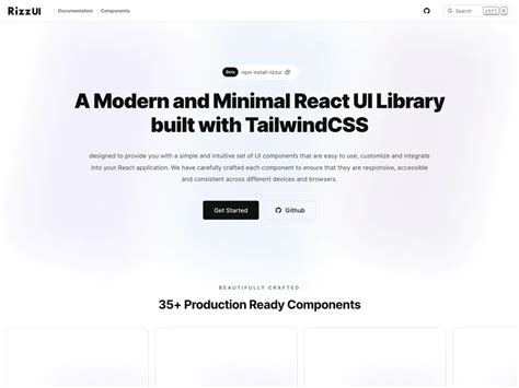 Rizzui By Rizzui A React Template Built At Lightspeed