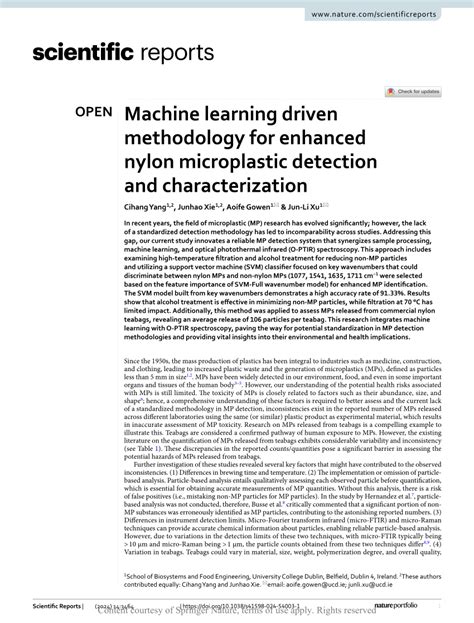 Pdf Machine Learning Driven Methodology For Enhanced Nylon