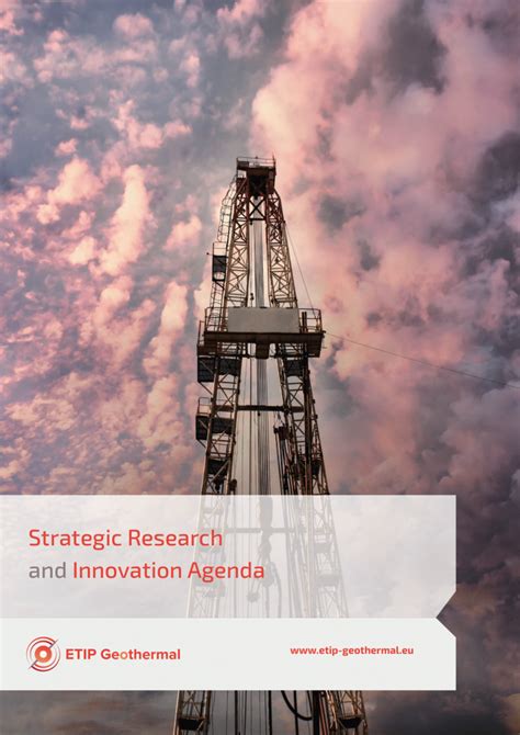 Strategic Research And Innovation Agenda Etip Geothermal