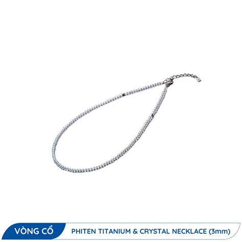 Vòng Cổ Phiten Crystal 5mm CÔng Ty Tnhh Japan Health Beauty