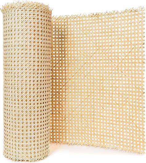Amazon 18 Width Rattan Cane Webbing Roll 5 Feet Hexagon Weave