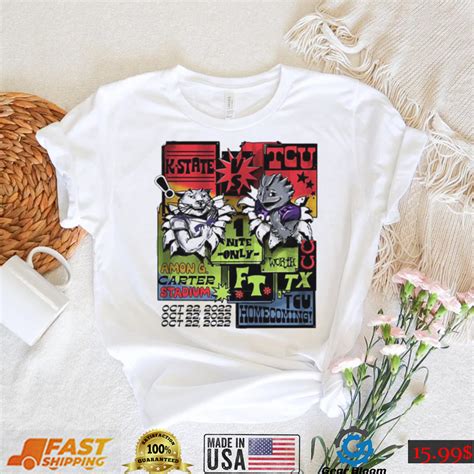 Kansas State Wildcats Vs Tcu Horned Frogs Game Day 2022 Shirt Hoodie