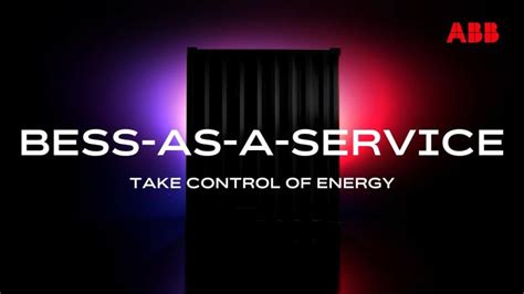 Bess As A Service Abb Electrification Service Andressa Ferraz