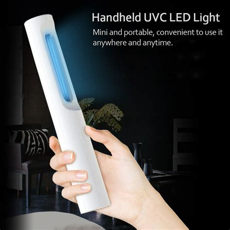 Mini Lámpara Uvc Luz Uvc Led Portátil Luz Ultravioleta Recargable