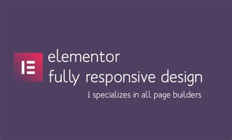 do elementor fully responsive design by mar yam fiverr