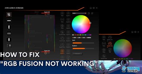 How To Fix Rgb Fusion Not Working 2024 Tech4gamers