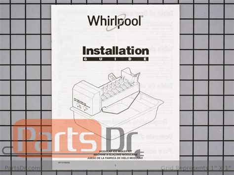 W11459724 Whirlpool Ice Maker Assembly Parts Dr