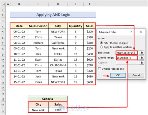 advanced filter with criteria range in excel 18 applications exceldemy