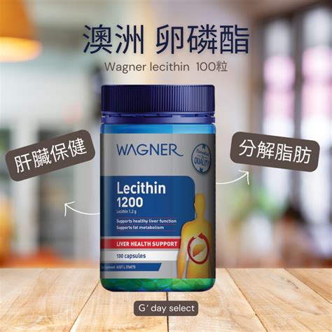 現貨｜澳洲代購 Wagner 卵磷脂 1200 100粒 幫助分解脂肪 蝦皮購物