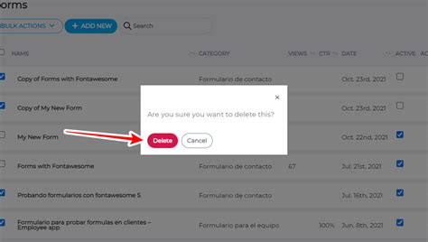 How To Bulk Delete Forms In Local Service Hero