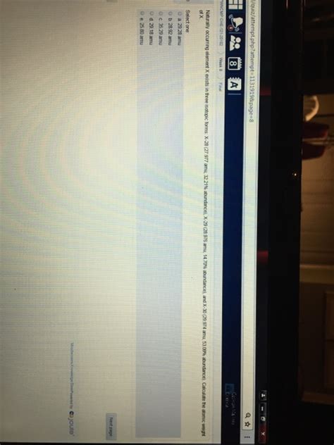 Solved Naturally Occurring Element X Exists In Three