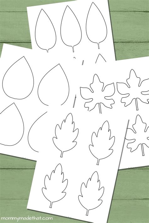 Tree With Leaves Template Printable
