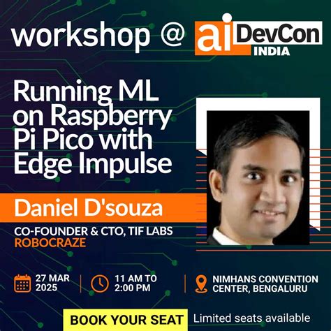 Workshop Running Ml On Raspberry Pi Pico With Edge Impulse Ai Developers Conference India 2025