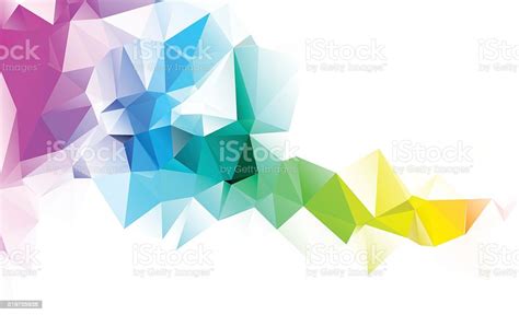 스톡 벡터 삼각형 추상적임 색상화 현대적이다 배경기술 0명에 대한 스톡 벡터 아트 및 기타 이미지 0명 3차원 형태 기하