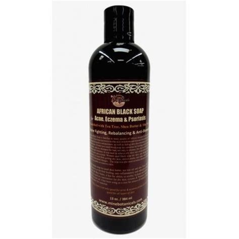 African Black Soap For Acne Eczema And Psoriasis Black And Nobel