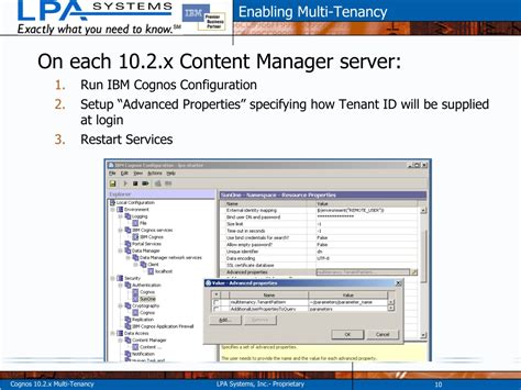 PPT Enhanced Multi Tenancy Features In IBM Cognos X PowerPoint Presentation ID