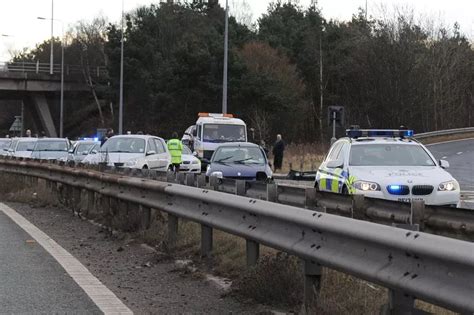Stretch Of M53 Closed In Wirral Following Crash On Motorway Liverpool
