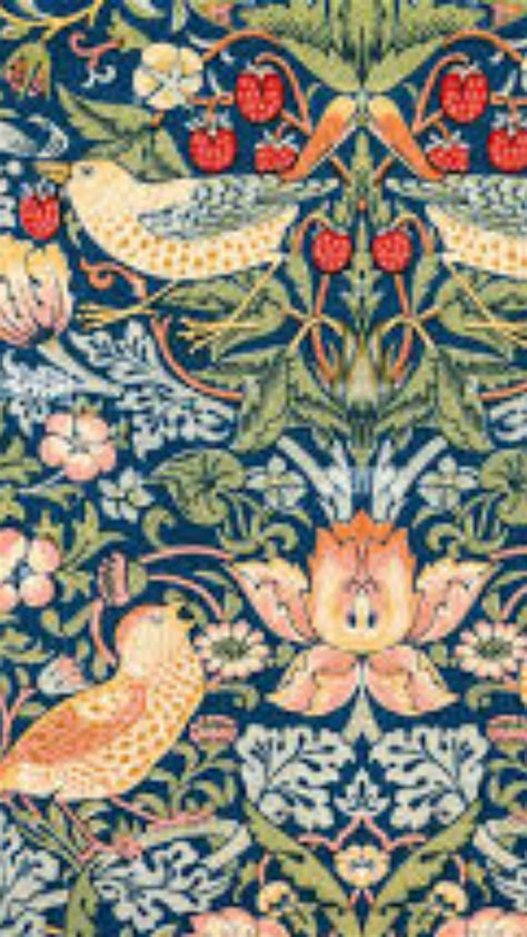 50 William Morris Strawberry Thief Wallpapers