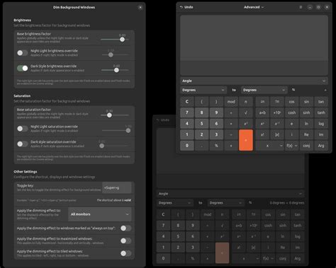 Dim Background Windows Gnome Shell Extensions