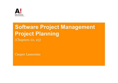 Software Engineering Project Scheduling Ppt