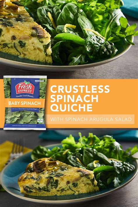 Delicious Crustless Spinach Quiche Recipe