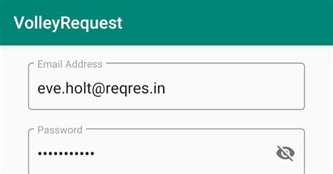 perform a post request using volley