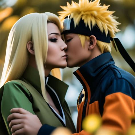 Naruto Kiss Tsunade In Lips
